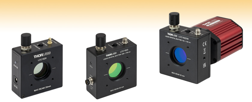 Liquid Crystal Optical Beam Shutters / Variable Attenuators