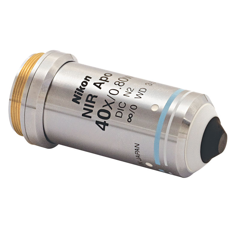 Thorlabs - N40X-NIR 40X Nikon CFI APO NIR Objective, 0.80 NA, 3.5 mm WD